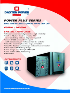 Power Plus Series | daxtenpower